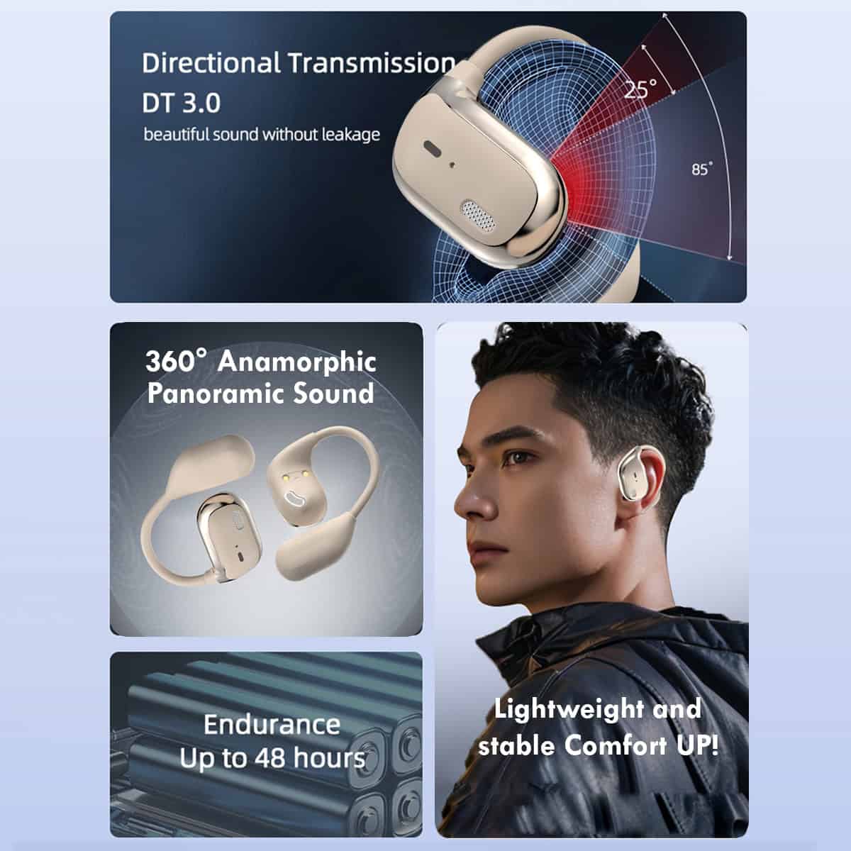 Long Battery Life Earbuds by Sonun
